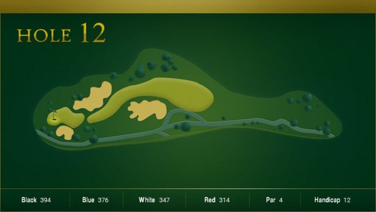 Layout Hole 12 - Royal Golf Clubs