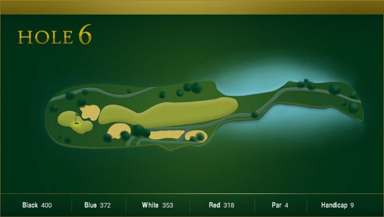 Layout Hole 6 - Royal Golf Clubs